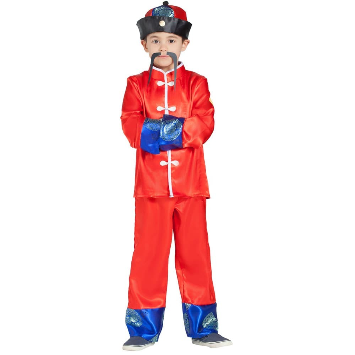 Fato Chinês de Pequim Menino - Mascarilha