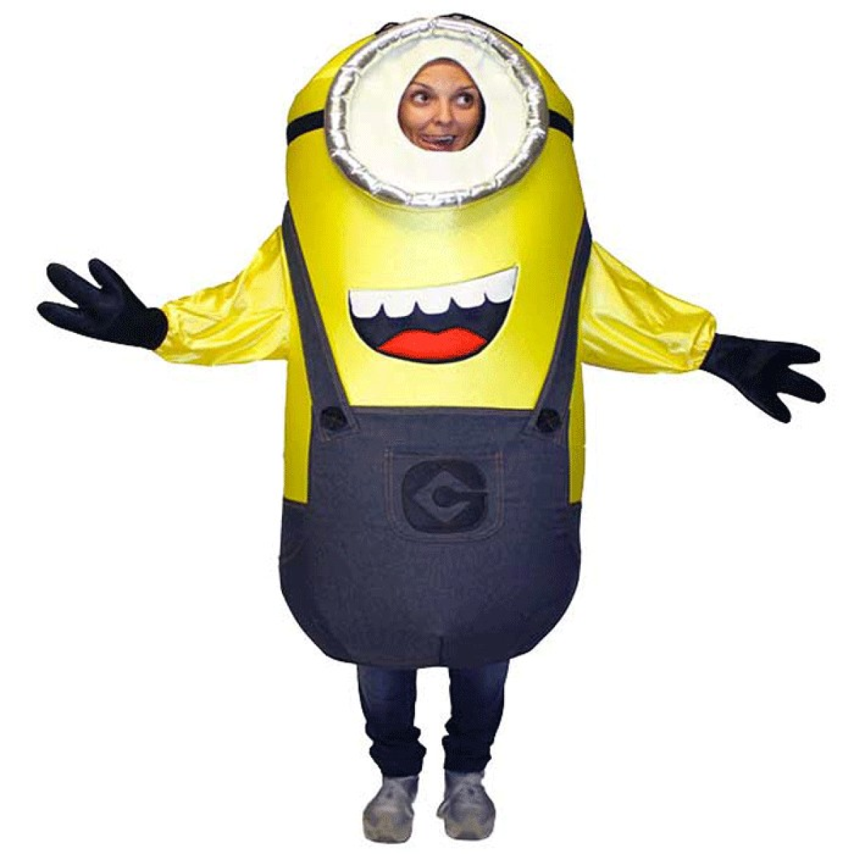Fato MINION Mascote adulto - Mascarilha