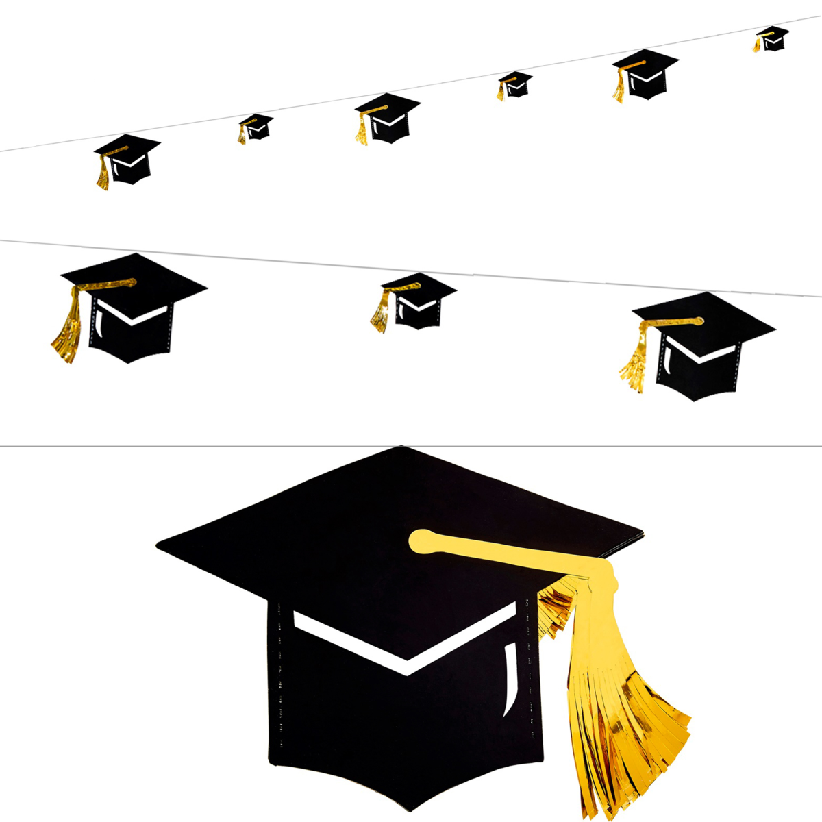 Grinalda Chapéus de Finalista 4m - Mascarilha