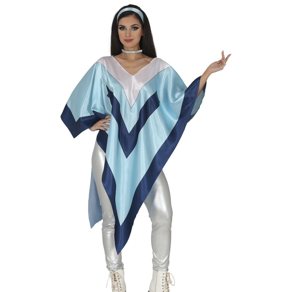 Poncho Disco Blue - Mascarilha