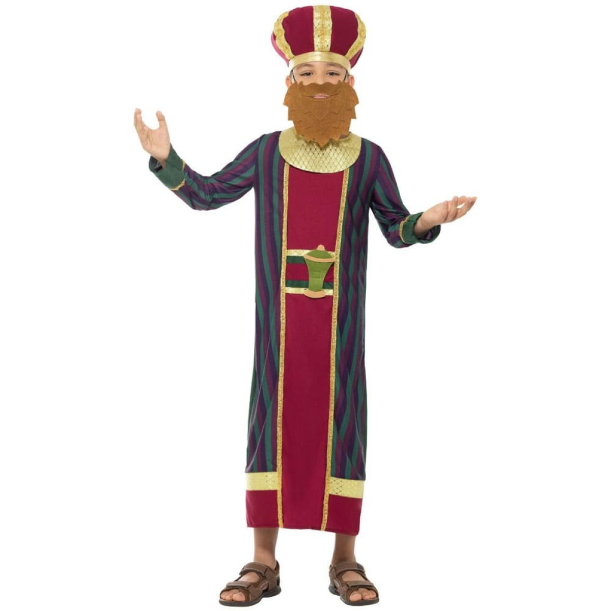 Fato Rei Mago Baltazar completo - Mascarilha