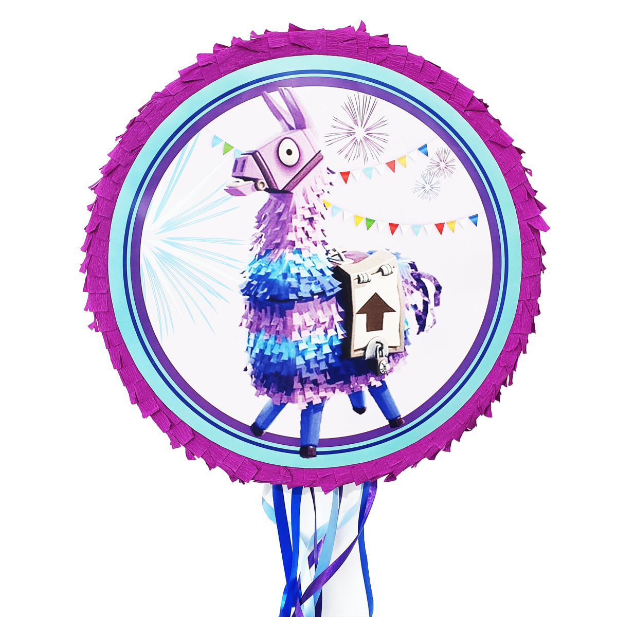 Pinhata LLama Fort Nite - Mascarilha