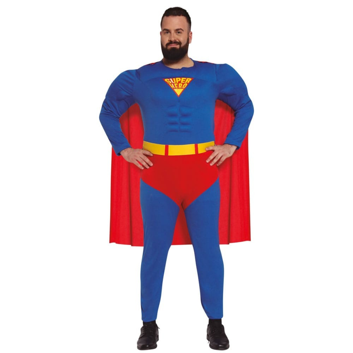 Fato Super Homem Musculos - Mascarilha